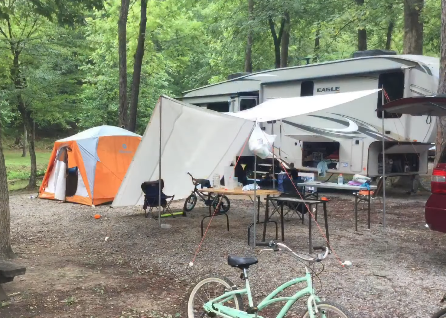 Can You Tent Camp in an RV Site? - RVProfy